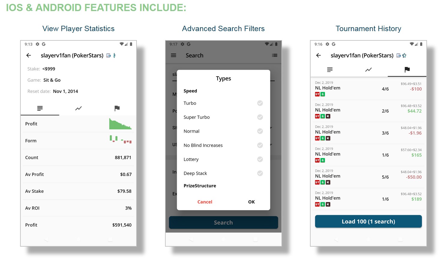 Sharkscope has released a mobile app | News | Pokerenergy